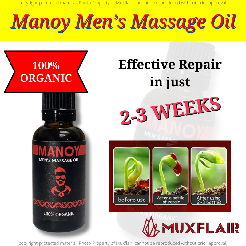 Manoy Men's Massages Oil | Organic and Effective | Enhances Stamina and Performance And Size ...