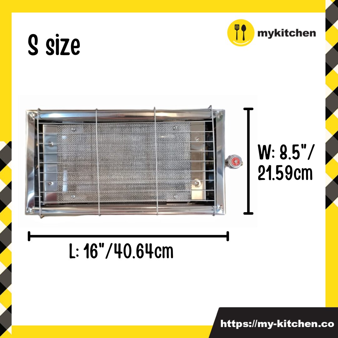 [MY KITCHEN] BBQ Gas Stove Stainless Steel Satay Gas Stove BBQ Otak ...