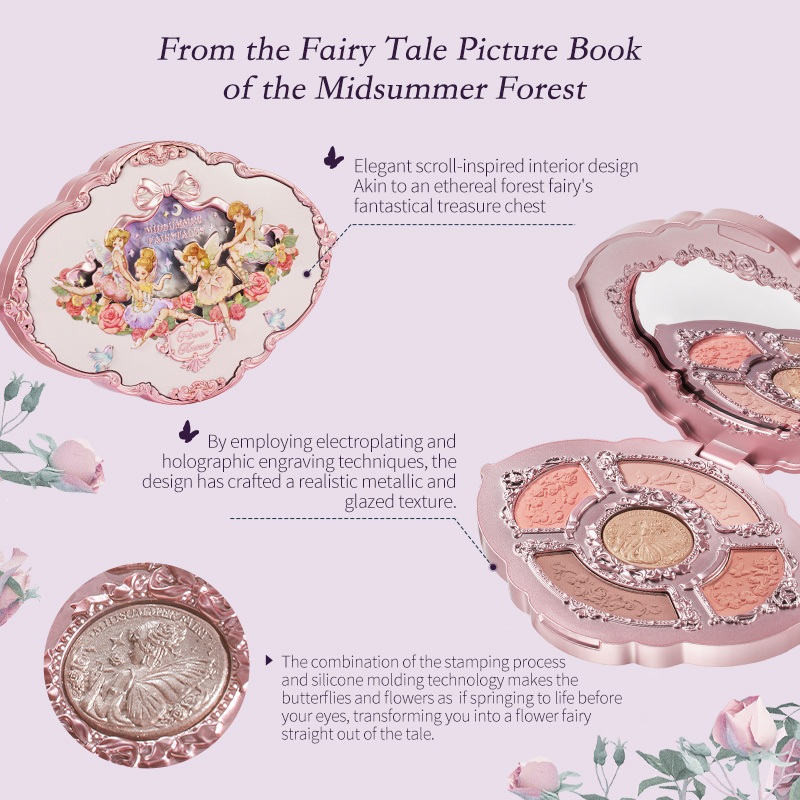 Flower Knows Midsummer Fairytales Collection Embossed Five-Color ...