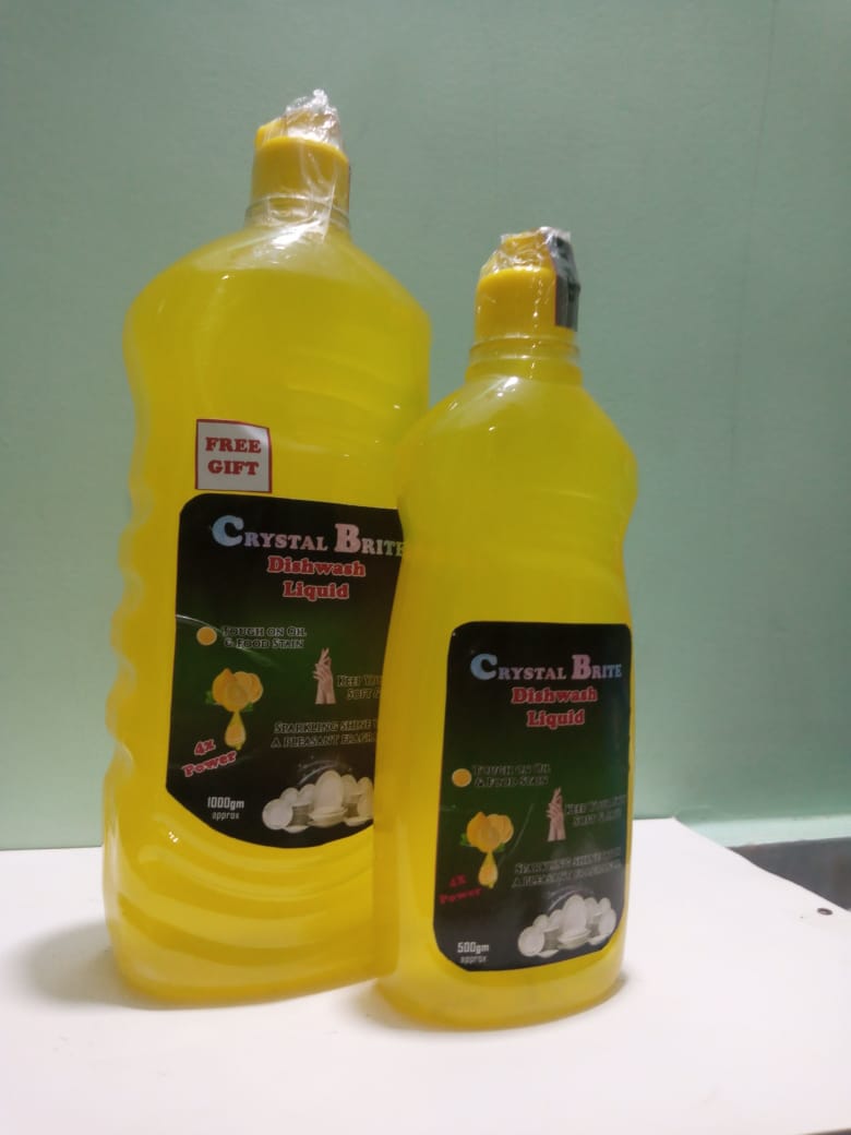 Crystal Brite Dishwashing Liquid - Extra Strong Liquid Dish Wash ...