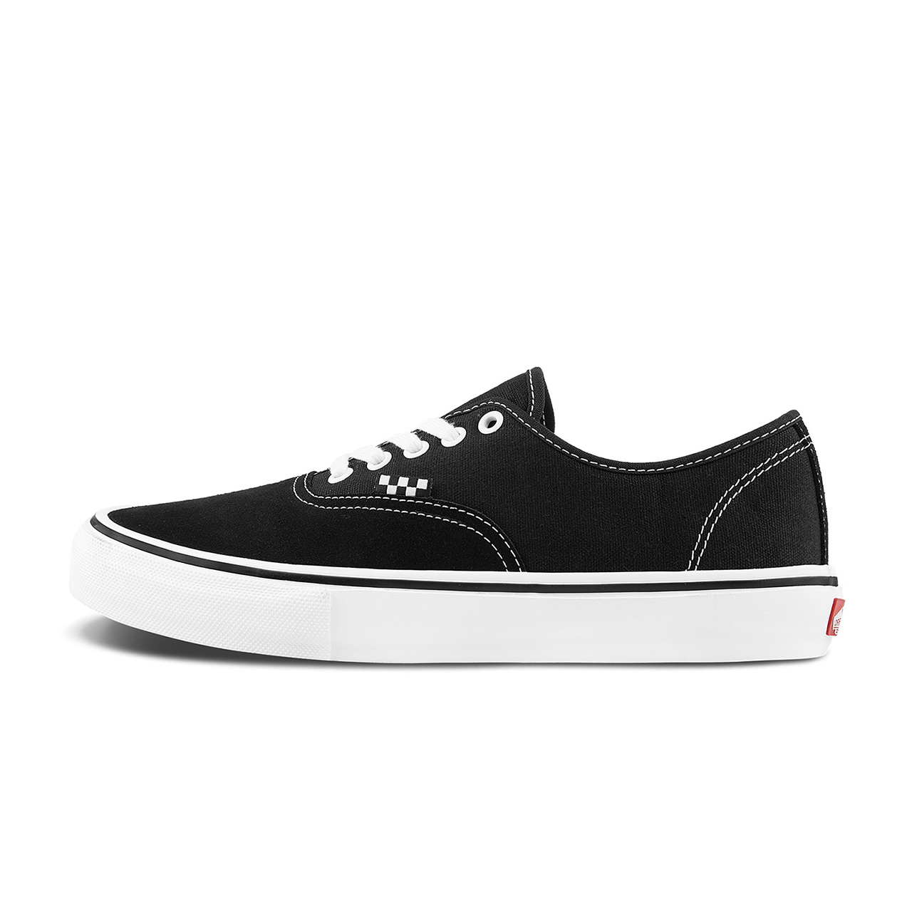 Vans official Authentic รองเท้าสเก็ตมืออาชีพสีดำคลาสสิกอเมริกัน ...