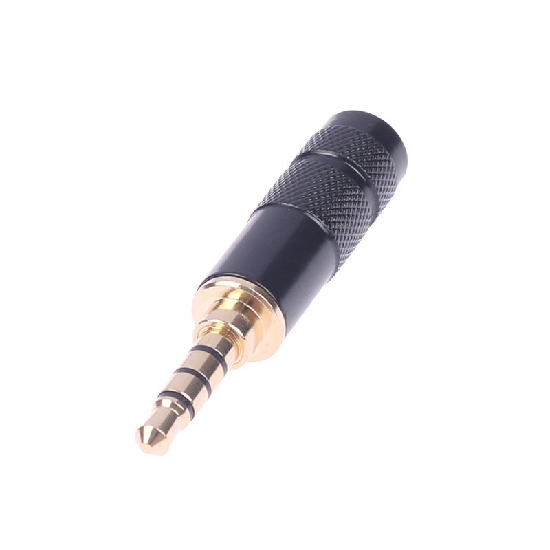 Gold Plated 3.5mm TRS Male to 3.5mm TRRS Female Stereo Audio Connector ...
