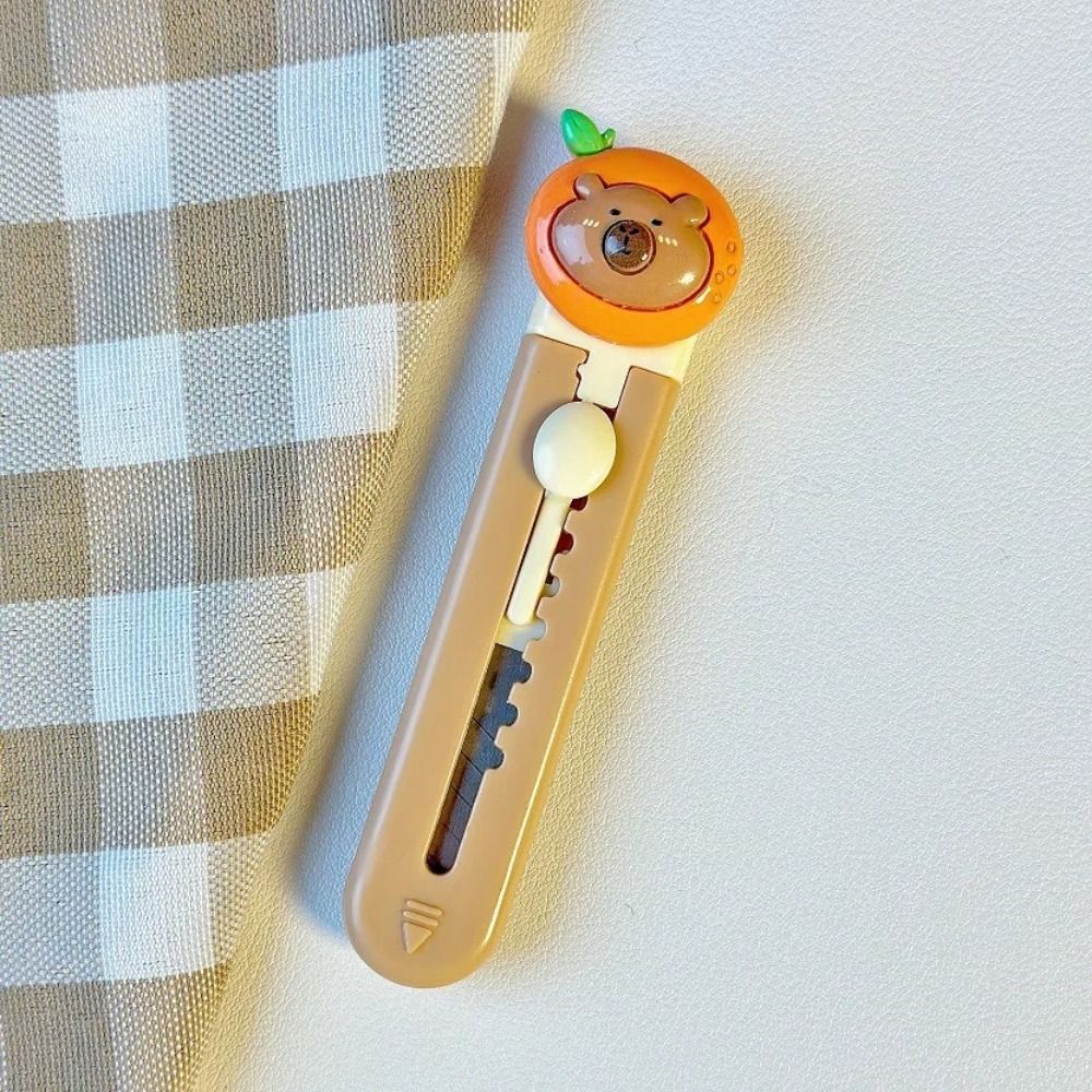 【41702198】Portable Bear Cutter Cute Paper Cutting Tool Retractable ...