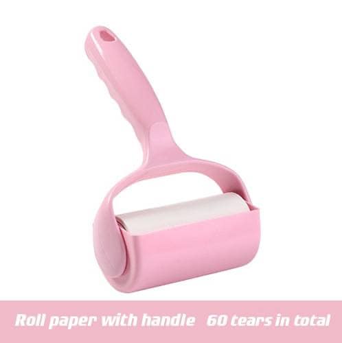 Sticky Hair Roller with Cover Clothes Cleaning Dust Removal Strong ...