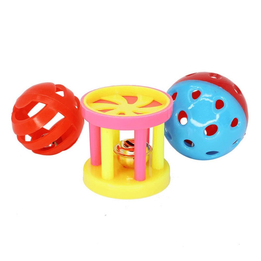 Colorful Creative Hollow Interactive with Bell Sound Rolling Bell Ball ...