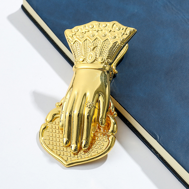 Vintage Exquisite Lady Hand-shaped Decoration Clip Bill Clip Travel ...