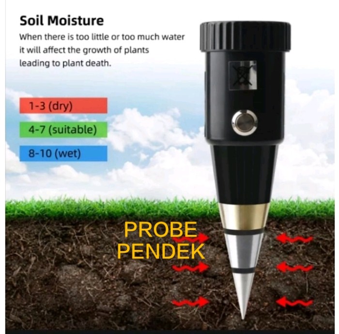 PH METER TESTER / ALAT PH METER TANAH VT-05 ( SOIL PH METER VT 05 ...