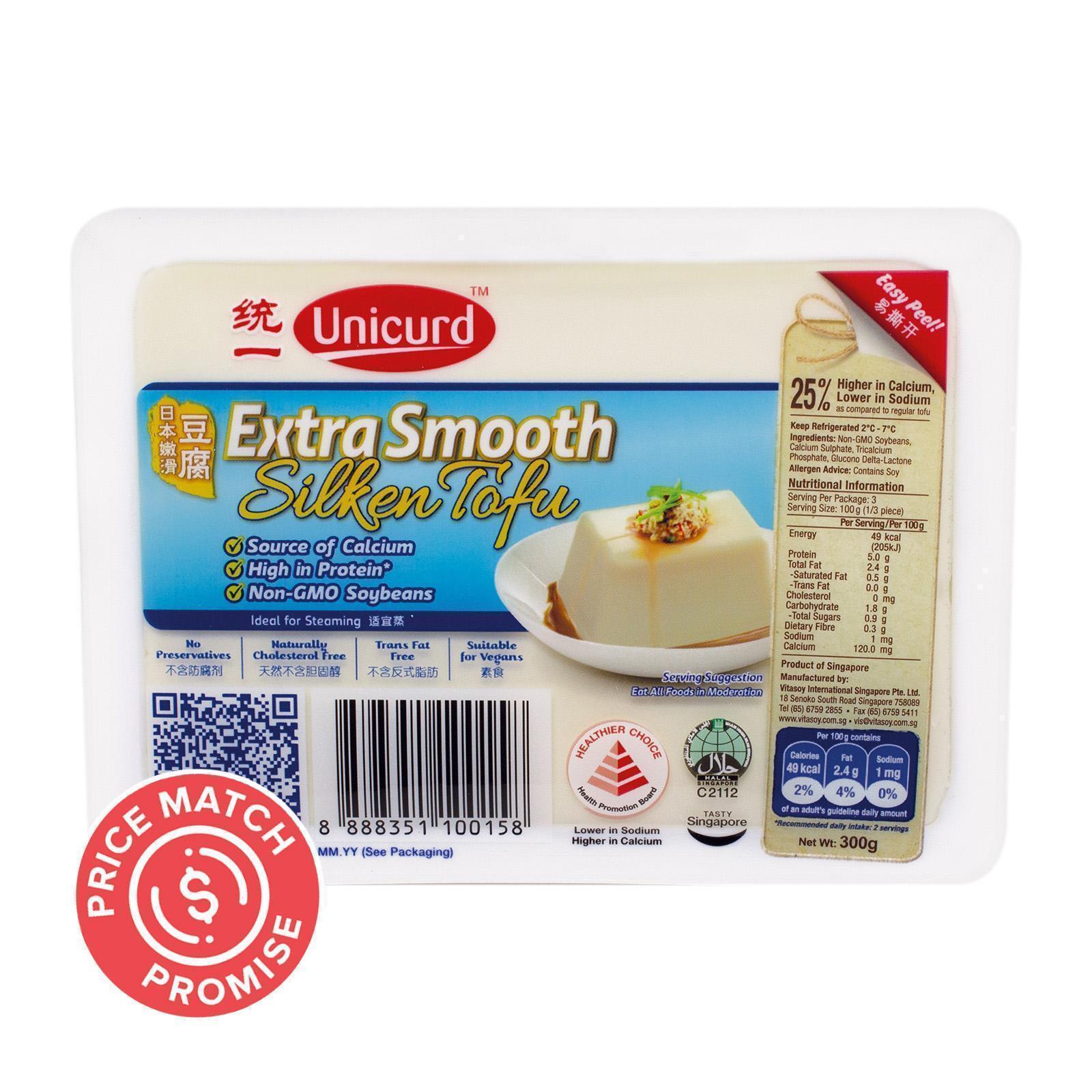 Unicurd Extra Smooth Silken Tofu (Box) | Lazada Singapore