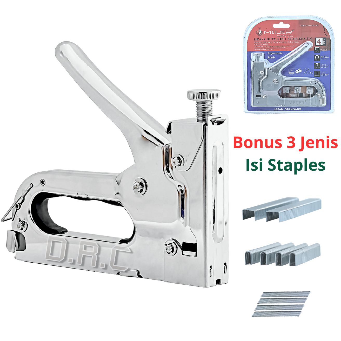 Staples Tembak Kayu 4 In 1 Meijer ( Original ) | Lazada Indonesia