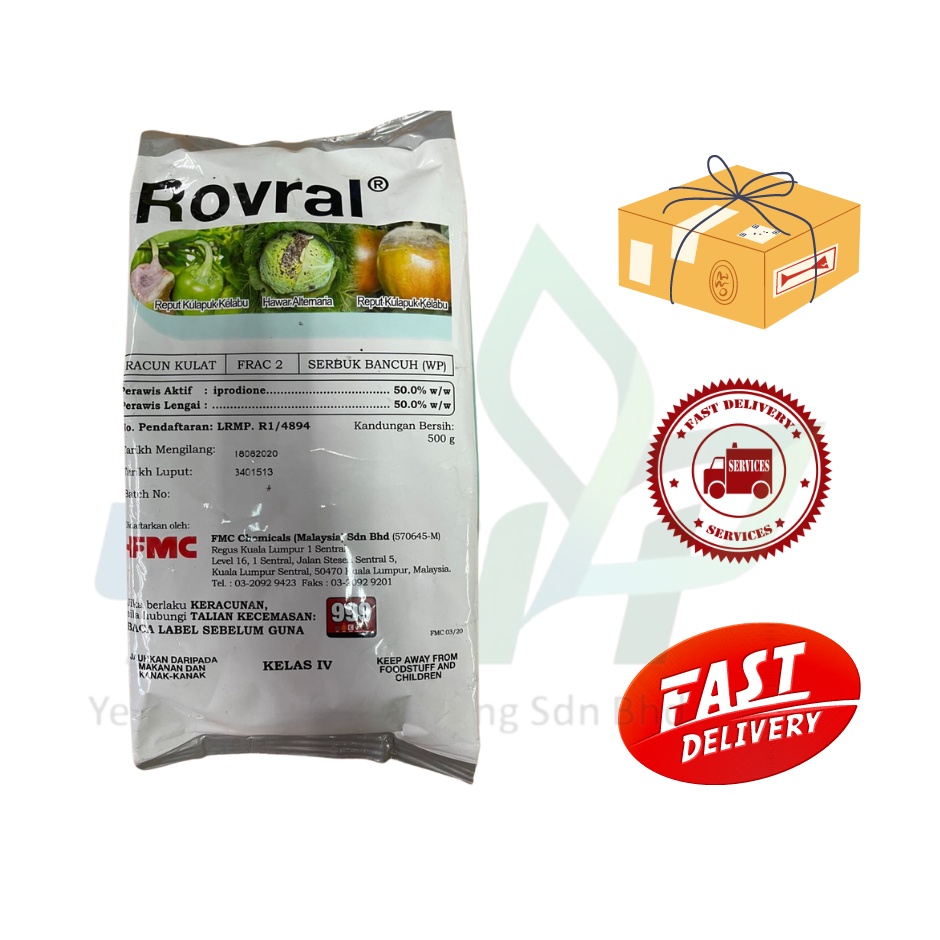 ROVRAL RACUN KULAT IPRODIONE 50.0% REPUT KULAPUK KELABU/HAWAR ALTEMARIA/REPUT KULAPUK KELABU ...
