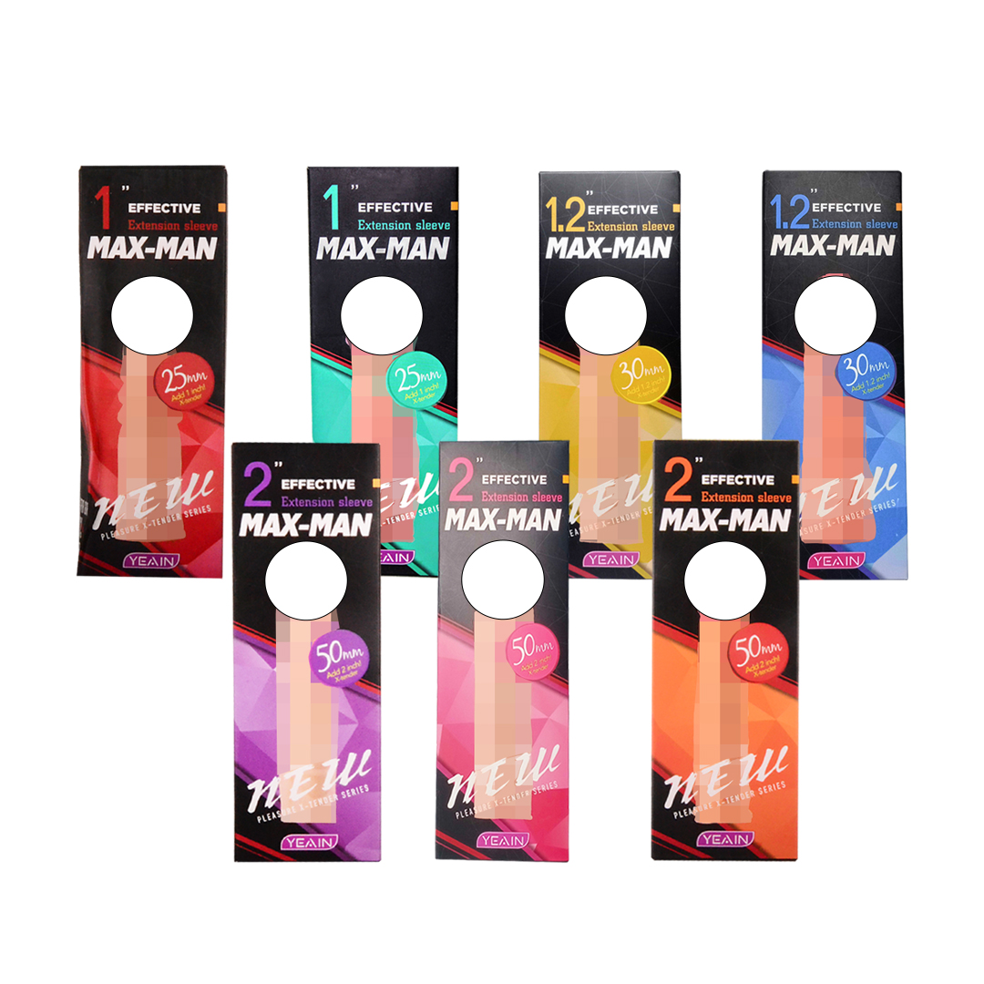 Lili Yeain Max Penis Sleeves Extender Grower Condom Sex Toys For Men
