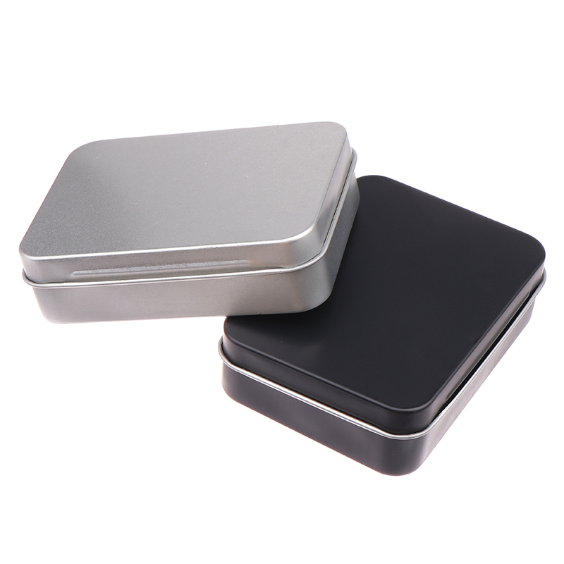 1PC Frosted Household Iron Storage Box Metal Box Tin Plated Container ...