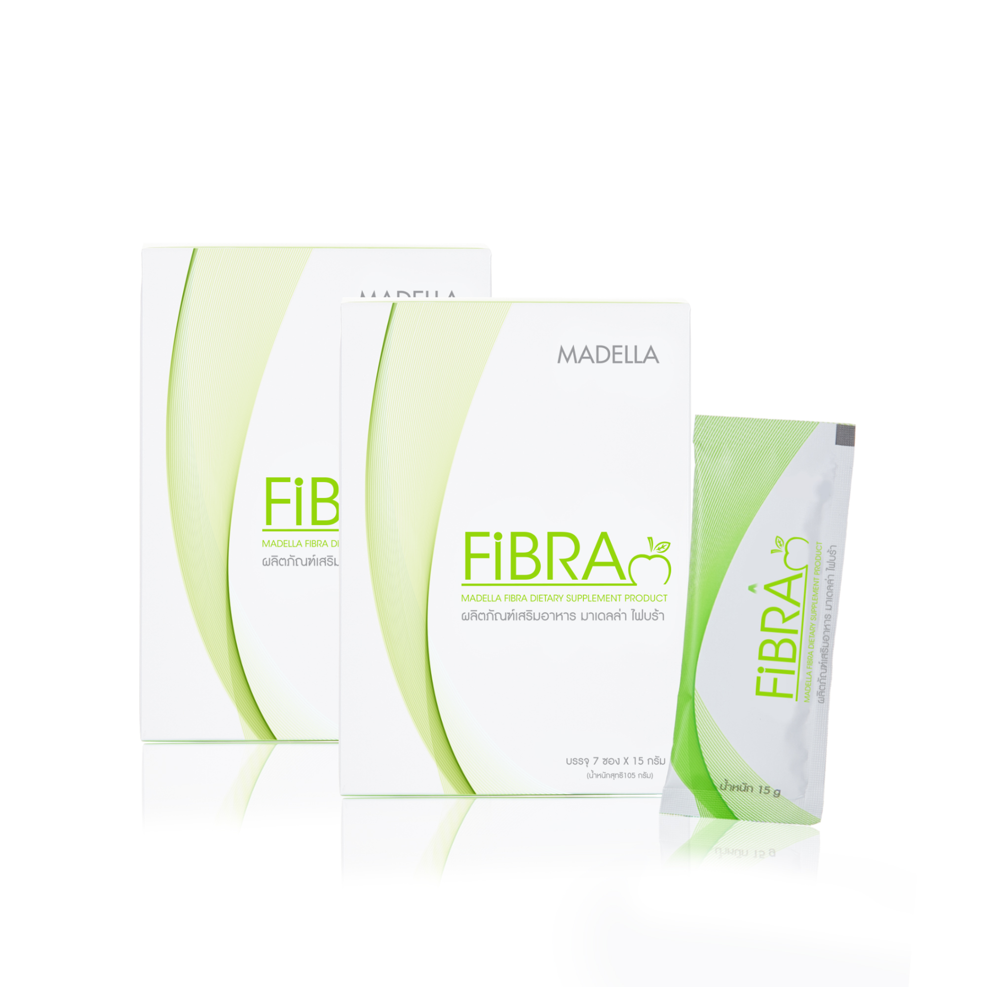2 กล่องMadella Fibra มาเดลล่า ไฟบร้า 15g - เวอริเต้ - ThaiPick