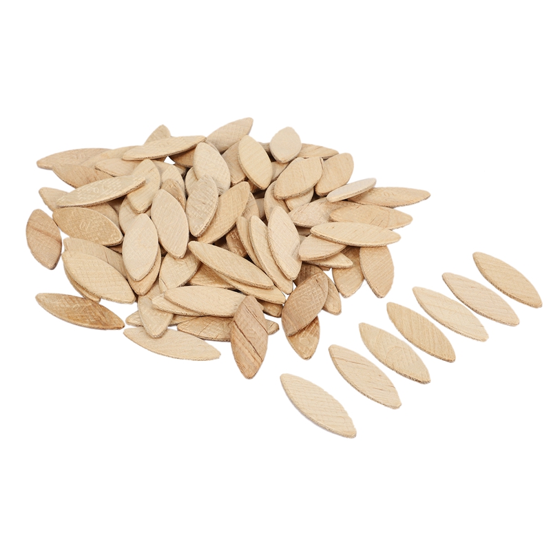 100Pcs No.10 Assorted Wood Biscuits for Tenon Machine Woodworking ...