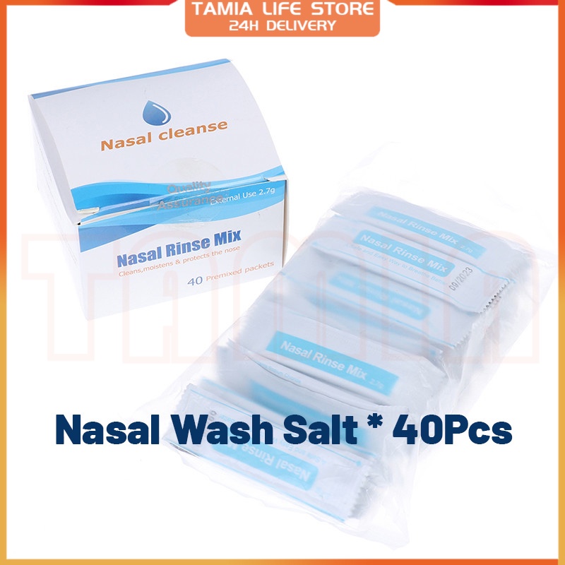 Adults/Kids Nose Wash Salt 2.7g Allergic Rhinitis Clean Medical Nasal ...