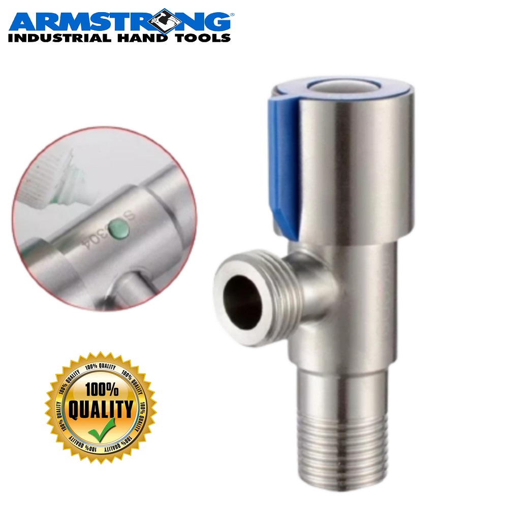 ARMSTRONG ONE WAY / TWO WAY ANGLE VALVE 304 STAINLESS 1/2 | Lazada PH