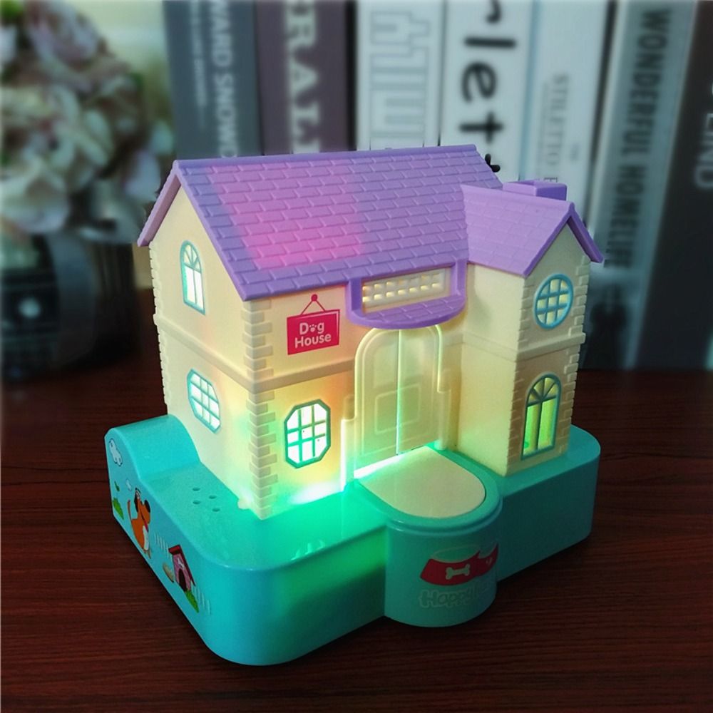 Home Decor Automatic Swallowing Doghouse Saving Box Storage Box Light ...