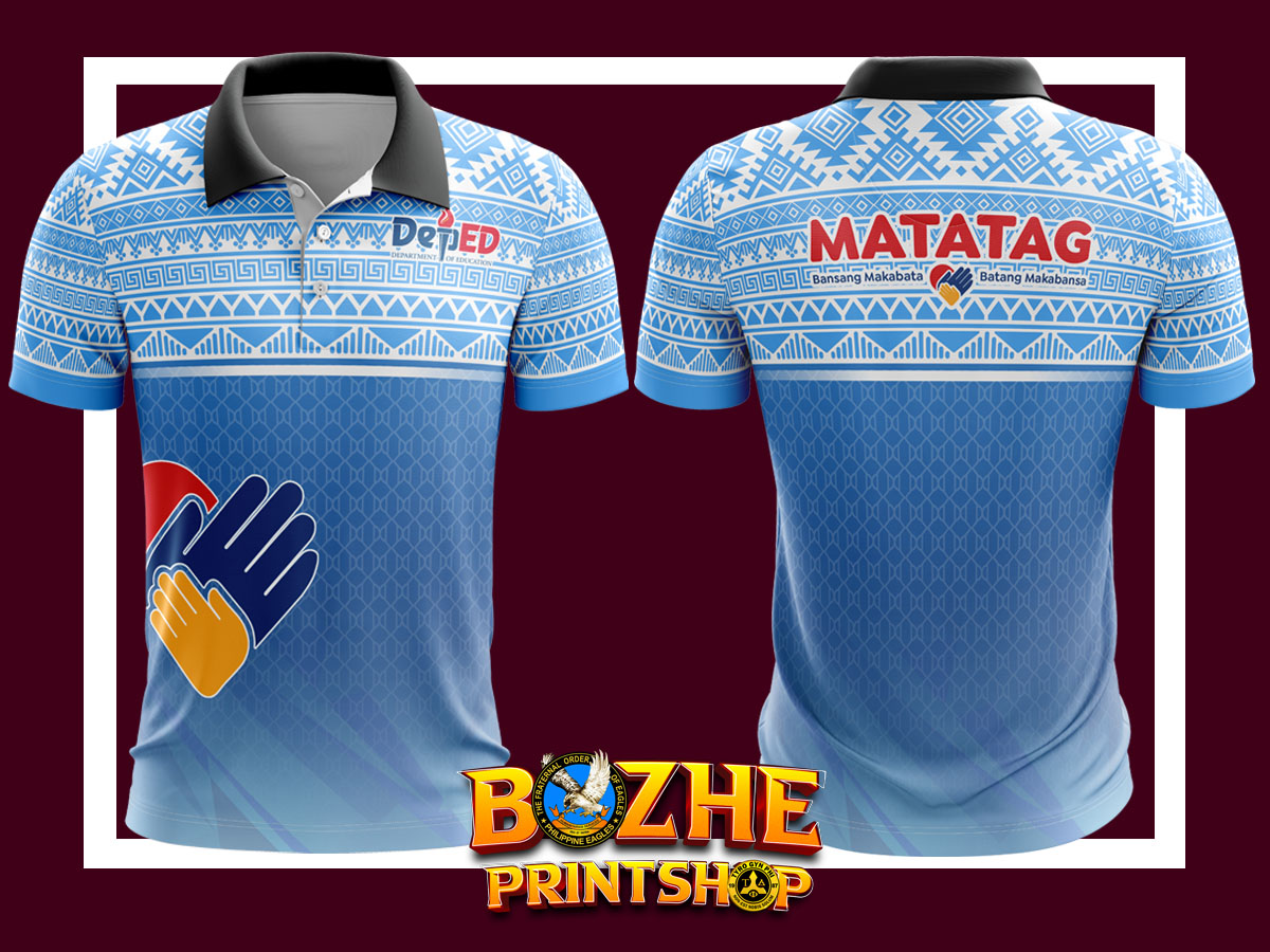 DEPED MATATAG POLO UNIFORM SUBLIMATION POLO-Shirt FOR Men AND WOMEN ...