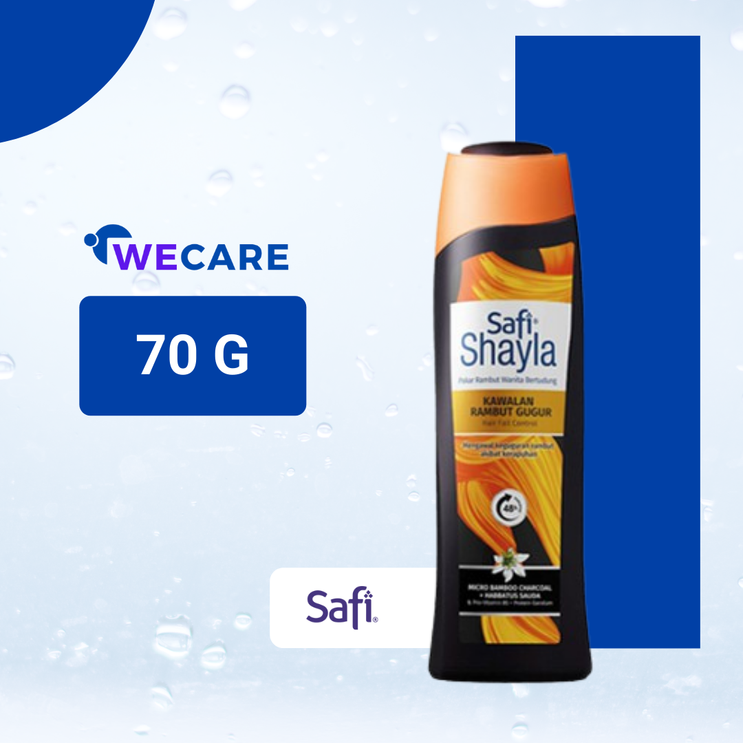 Safi Shayla Shampoo (70g) - Anti (Dandruff / Hairfall Control / Smooth ...