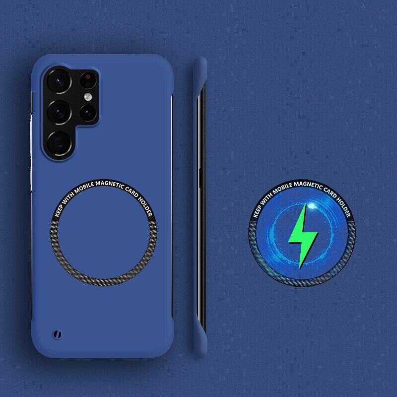 lthmy for Samsung Galaxy S23 Hard PC Magnetic Frameless Phone Case ...