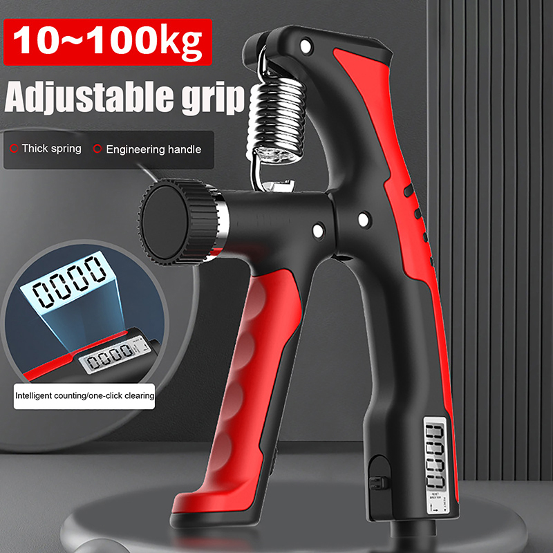 Adjustable Portable Electronic Counting Timing Grip 10-100KG ...