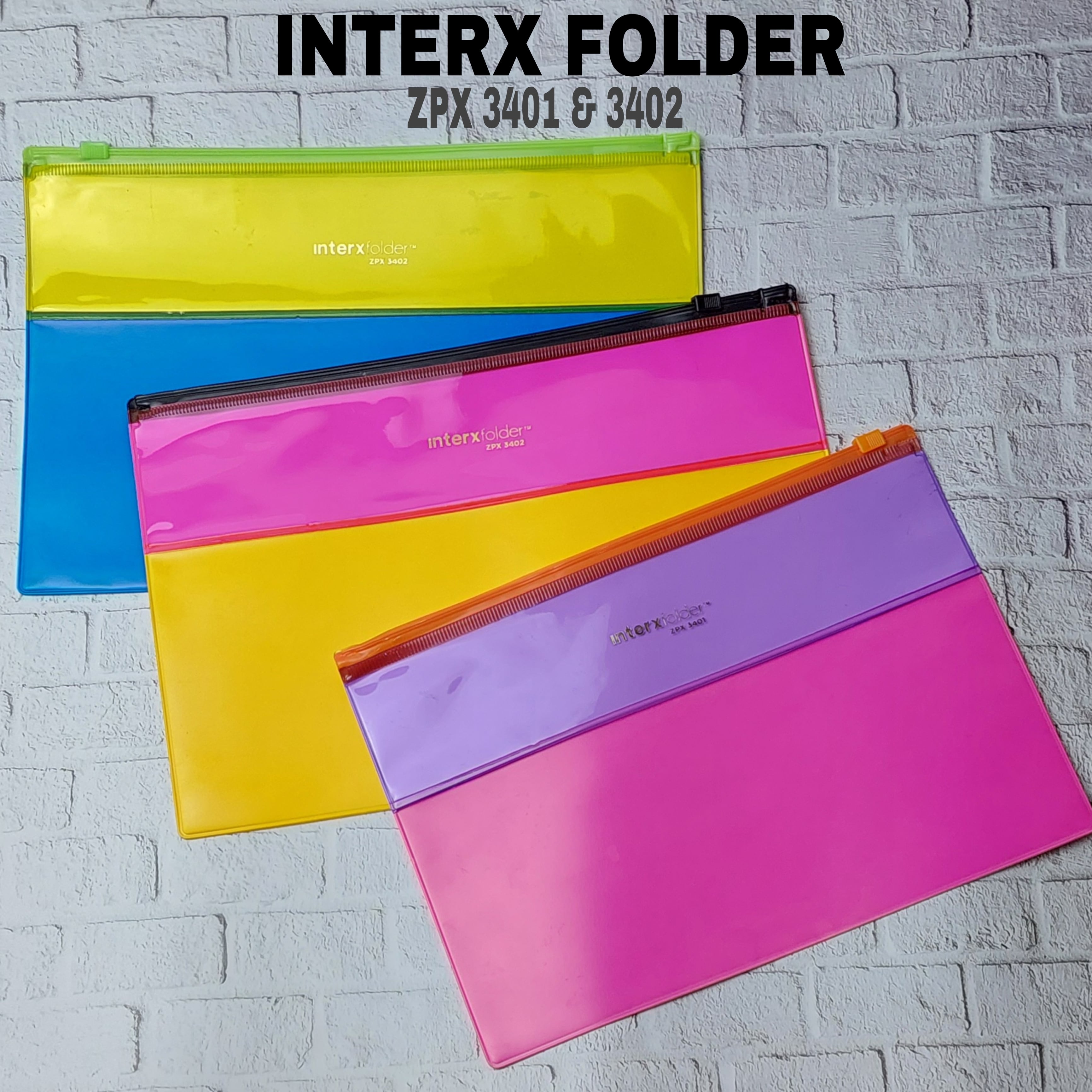 Map Plastik Pocket File Zipper Ukuran A5 B5 Gradasi ZPX-3401&3402 ...