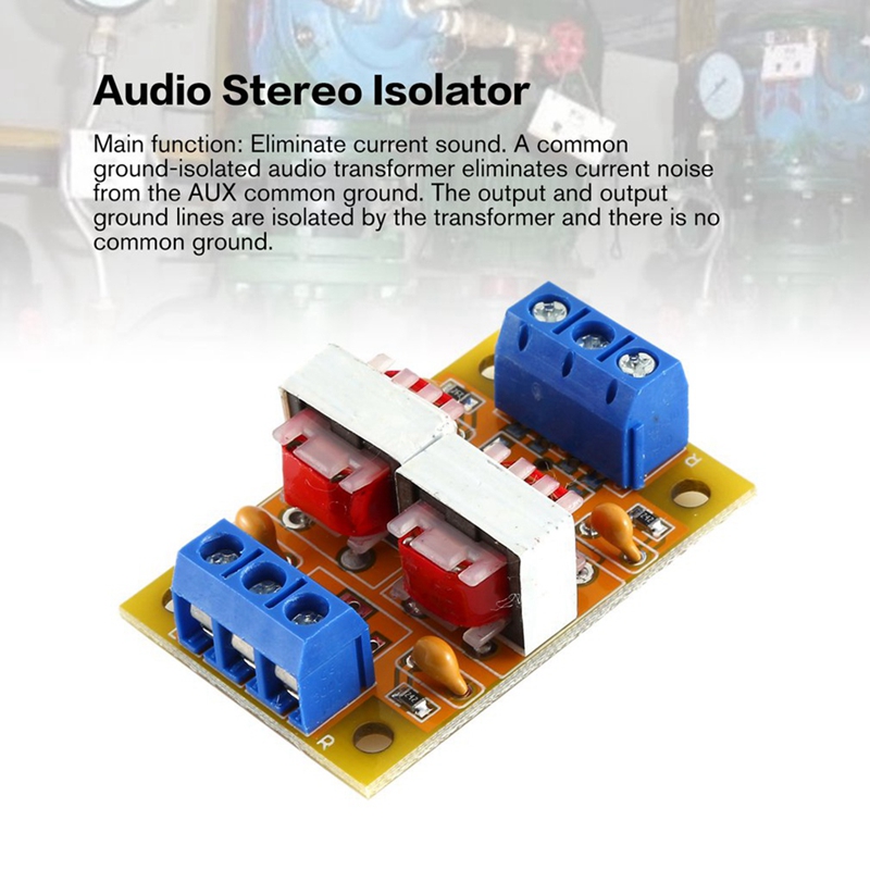 Audio Stereo Isolator Eliminate Current Sound Interference Filter ...