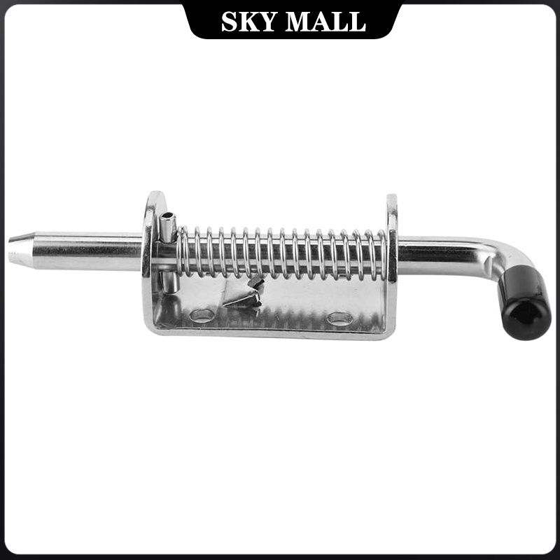 Heavy Duty Spring Latch Lock 128*10mm Barrel Bolt Lock Spring Loaded ...