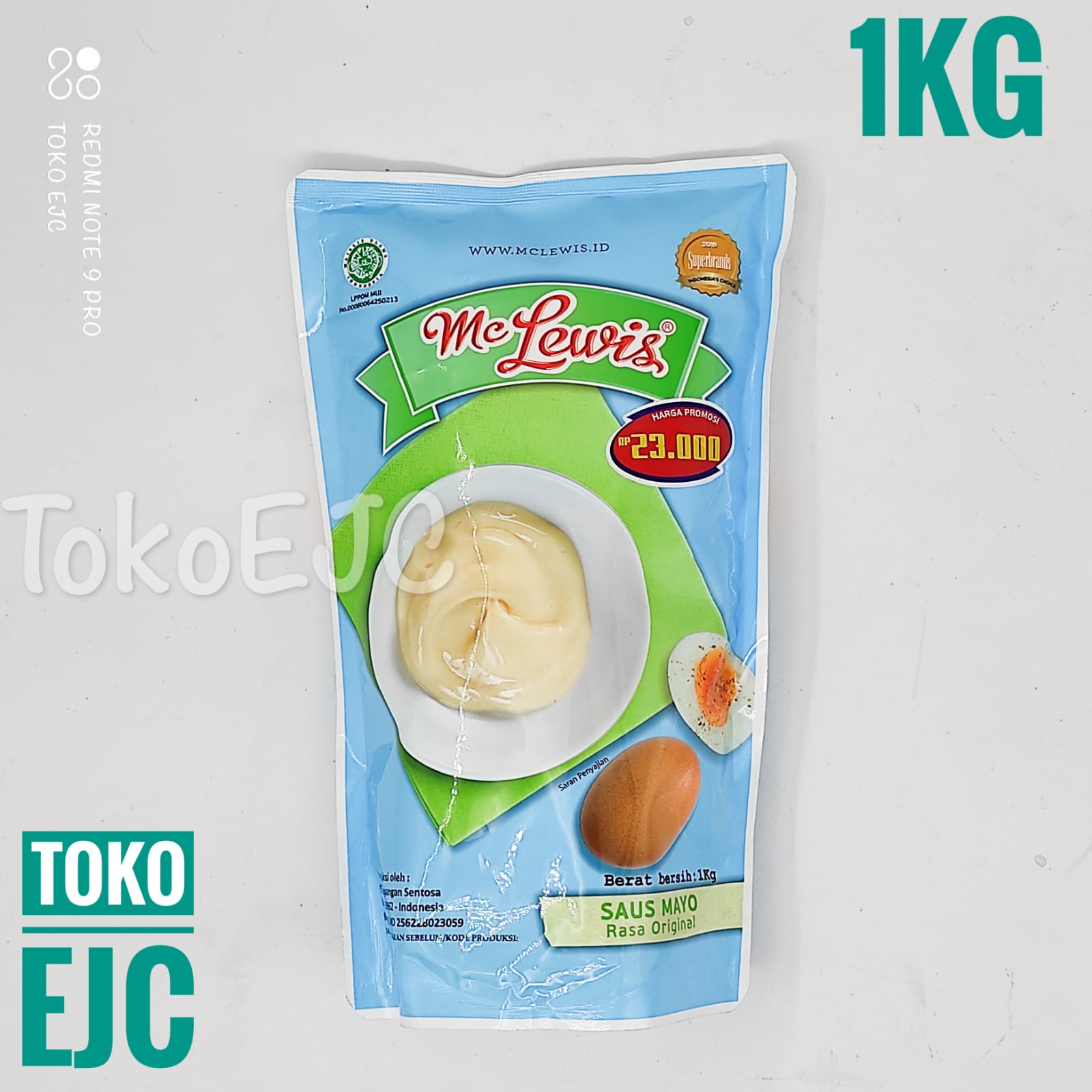 [BALE] Mc Lewis Mayonais Original Mayonnaise Saus Mayo Saus Dressing ...