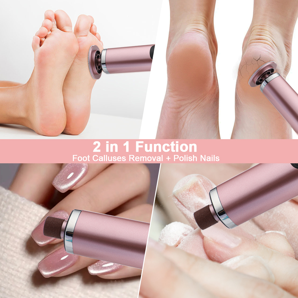 【Limited Time Only】 Electric Pedicure Tools Foot Care File Leg Heels ...