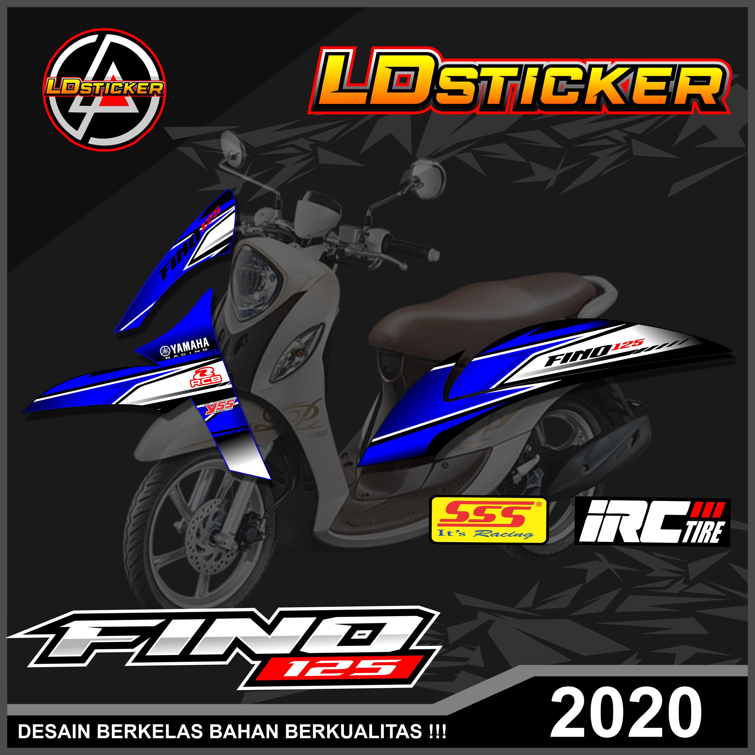 2020 stripng fino 125 sticker fino 125 variasi lis- stiker fino 125 ...