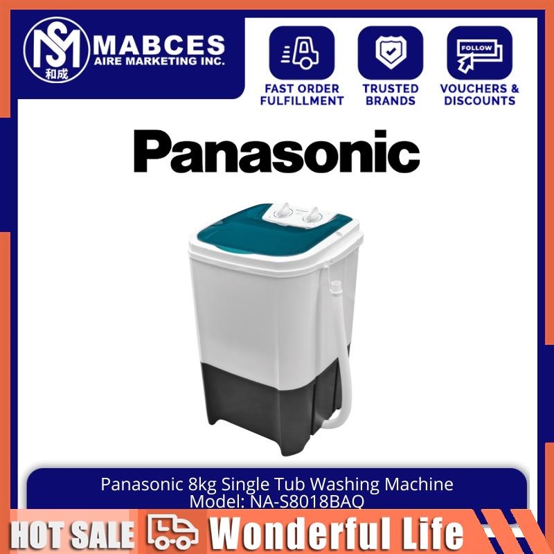 Panasonic 8kg Single Tub Washing Machine NA-S8018BAQ | Lazada PH