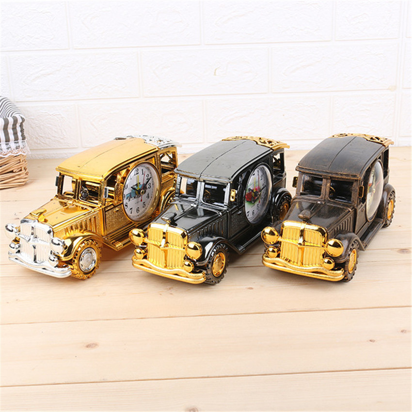 【Innovative design】1Pc Multi-purpose Desk Alarm Clock Pen Holder Retro ...