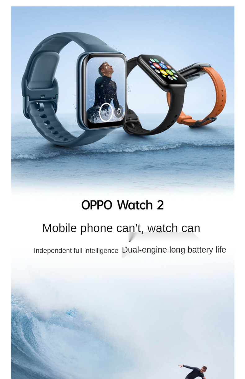 OPPO Watch 2 42mm Smart Band Bluetooth GPS 1.91inch AMOLED Flexible ...