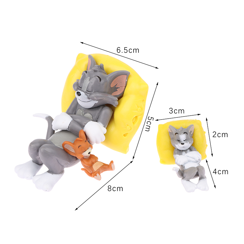 Sleeping Tom And Jerry Pillow Tom Cat Mouse Car Ornament Cute Desk ...