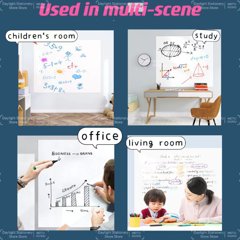 【Customer favorite】Whiteboard Wall Sticker - Premium Static Cling, No ...
