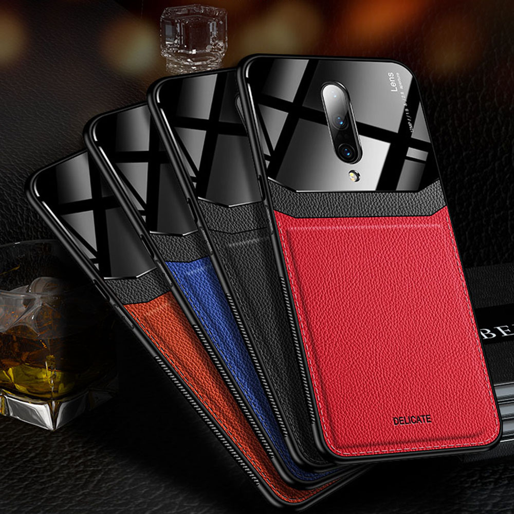 OnePlus 7 Pro Case, WindCase Business Slim Litchi Skin Anti-slip TPU ...