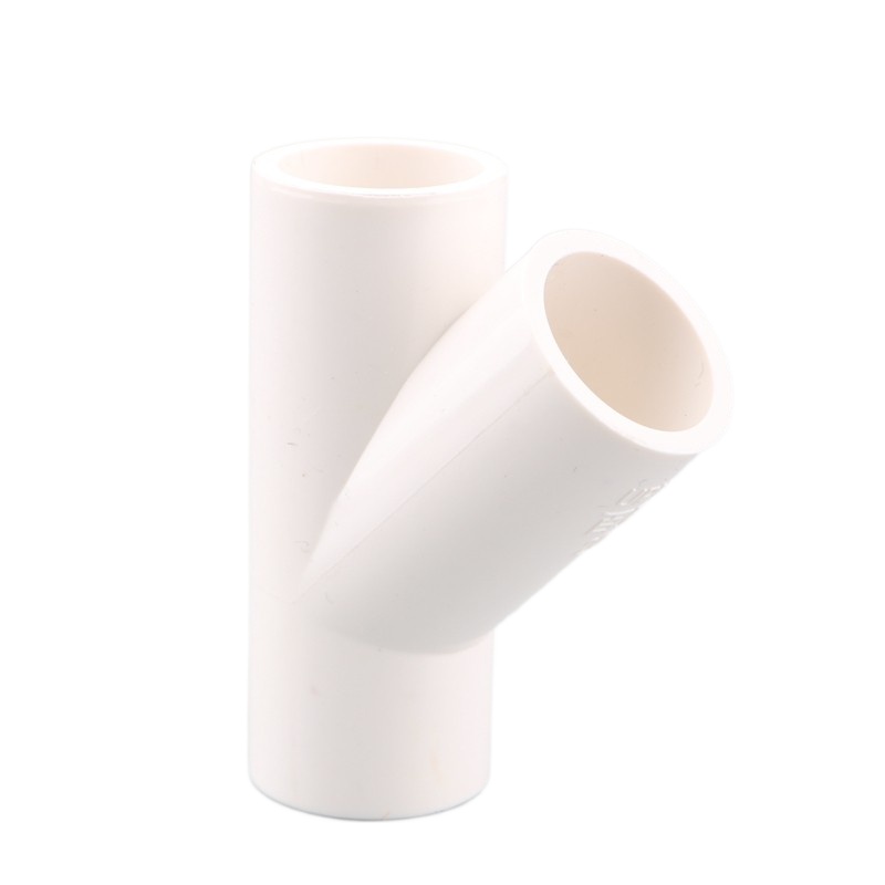 1pc I.d 20 25 32mm White Pvc Joints Straight Elbow Tee Cross Connector ...