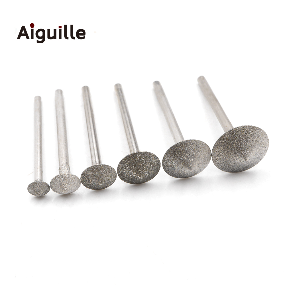 6pcs 6/8/10/12/14/16mm Umbrella Shape Diamond grinding burr teeth ...