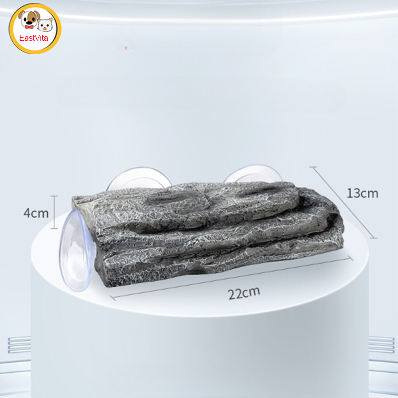 Turtle Drying Platform Simulation Rock Tree Bark Floating Hide Caves ...