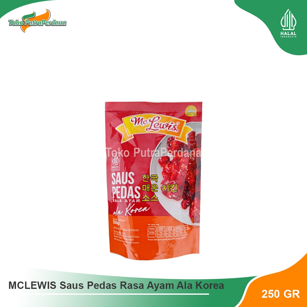 MCLEWIS Saus Pedas Rasa Ayam Ala Korea 250gr | Lazada Indonesia
