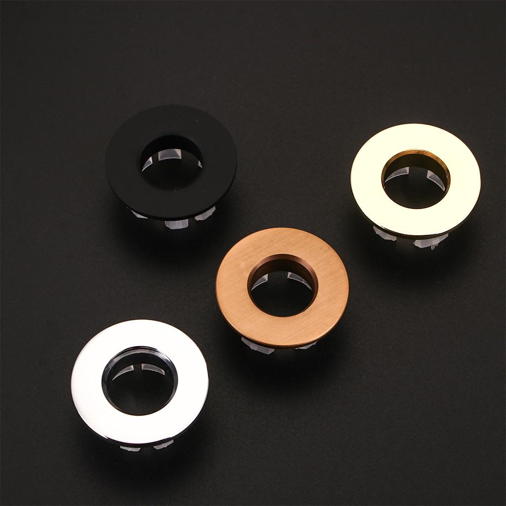 Plastic Basin Faucet Round Hole Cap Overflow Cover Bathroom Insert ...