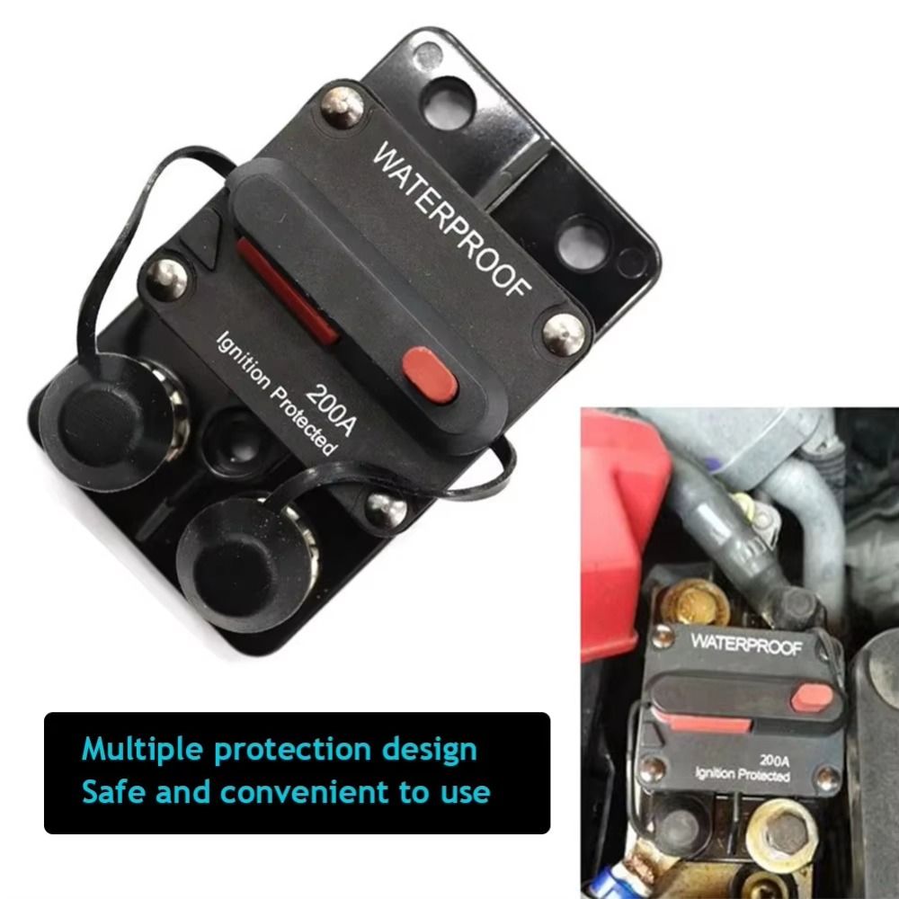 Durable Waterproof Manual Reset Device Stable Performance Dual Battery ...