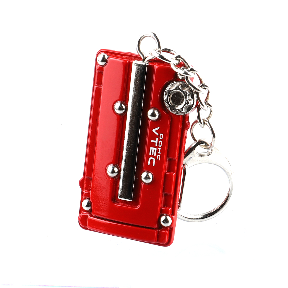 【YIYANGMAOYI111】Metal Key Car JDM Keychain Vtec Engine Valve Cover For ...