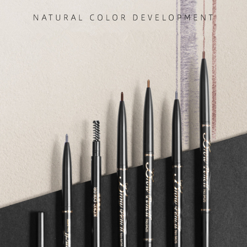 【Aesth Diary Store】Kckc Color Double-Headed Eyebrow Pencil Ultra-Fine ...