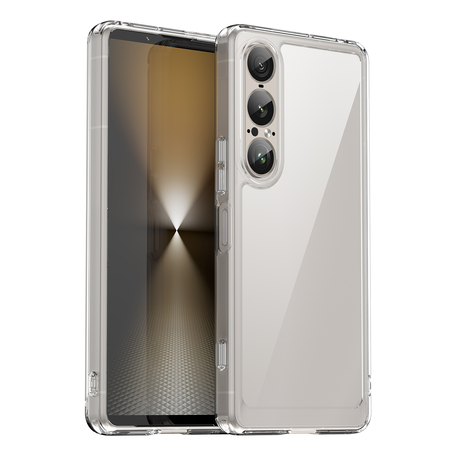 Sony Xperia 1 VII Case, Clear Designed Shockproof Phone Case, Bumper ...