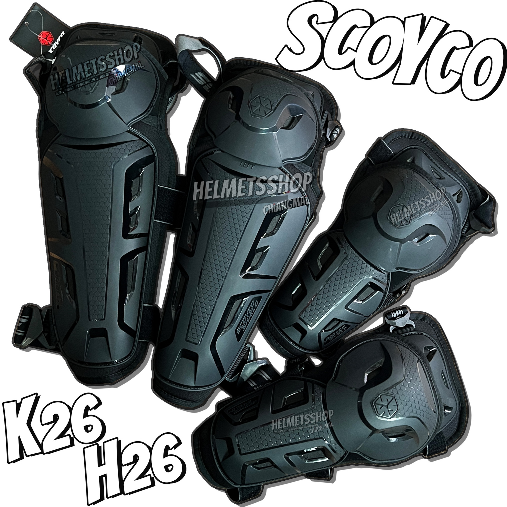 SCOYCO K26 H26 สนับศอกเข่า | Lazada.co.th