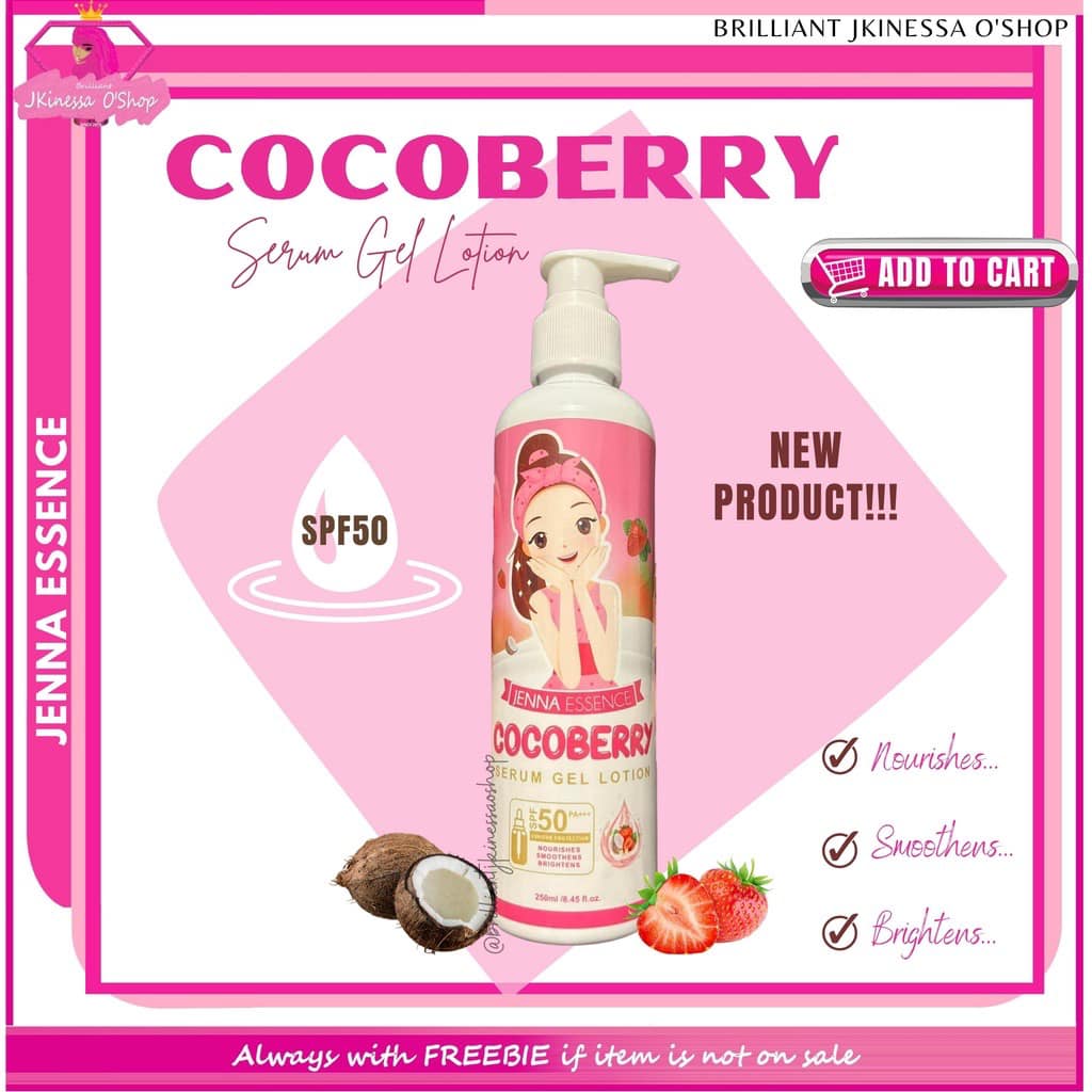 Jenna Essence Coco Berry Serum Gel Lotion | Lazada PH