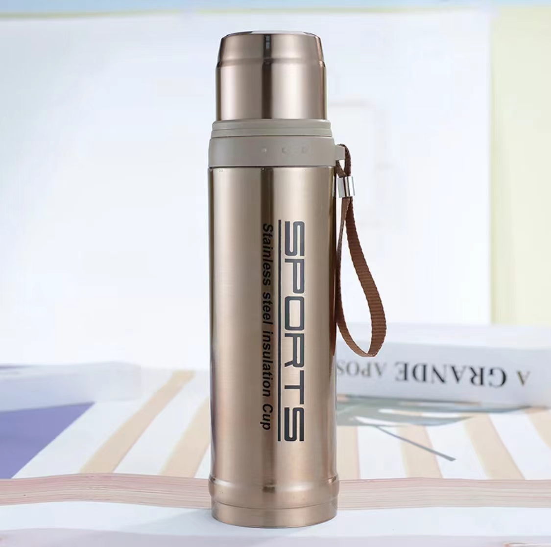 100% Original AMZ 750ML Thermos Water Bottle Termos With Heating Pot ...