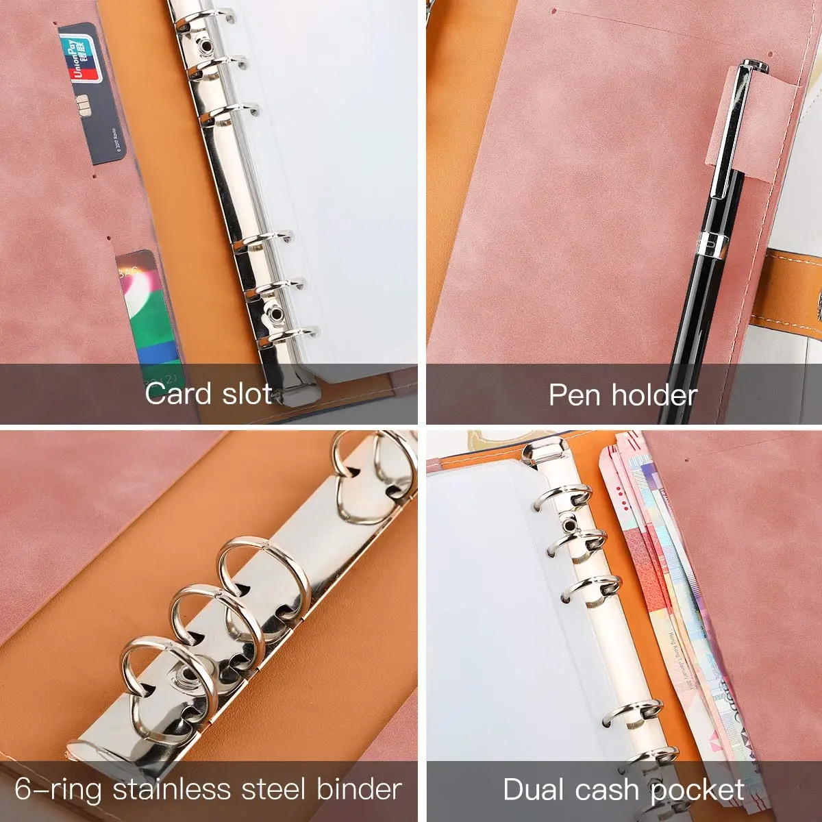 【sought-after】 A6 Budget Binder Planner Notebook Cover Loose-leaf ...